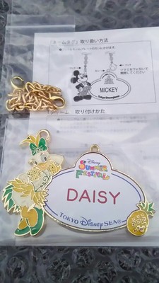 Brand New Unused Disney TDS Name Tag Name Plate 30th Anniversary Summer ...