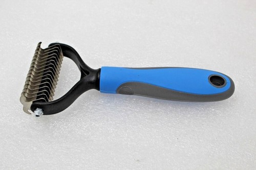 Pet Grooming Tool 2 Sided Undercoat Rake Safe Dematting Comb Brush for ...