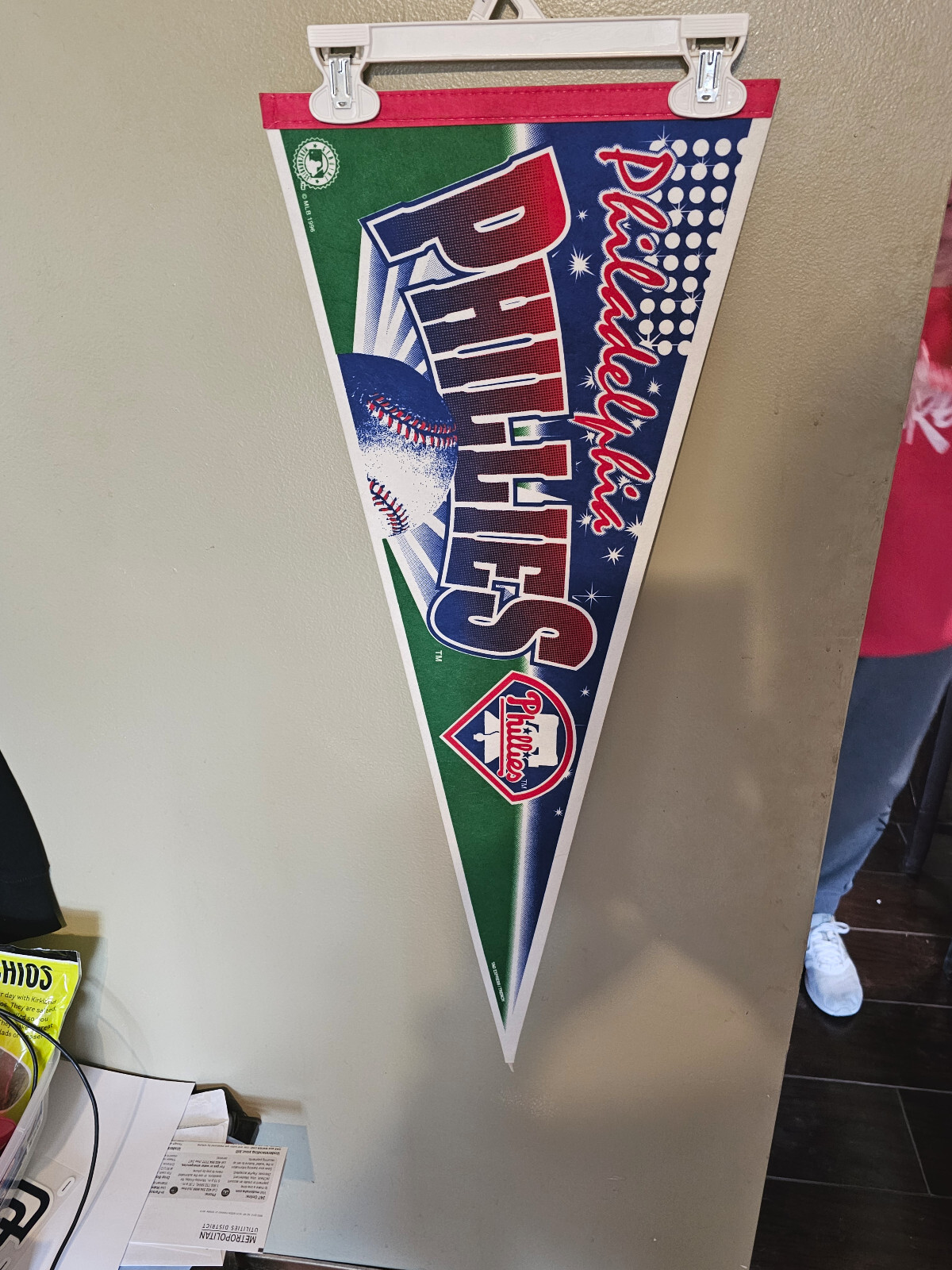 PHILADELPHIA PHILLIES BASEBALL MLB FELT PENNANT 12X30 INCH 3/17/2024 | eBay
