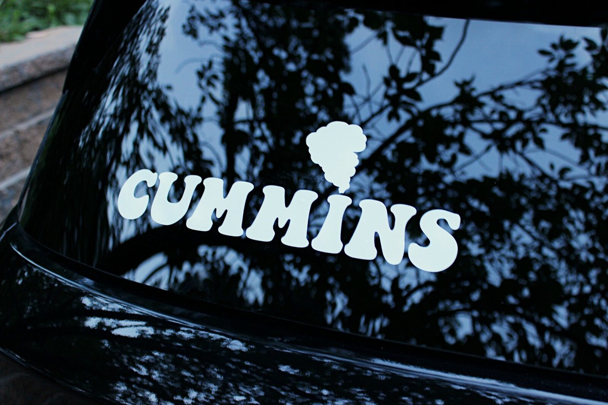 Cummins Window Stickers