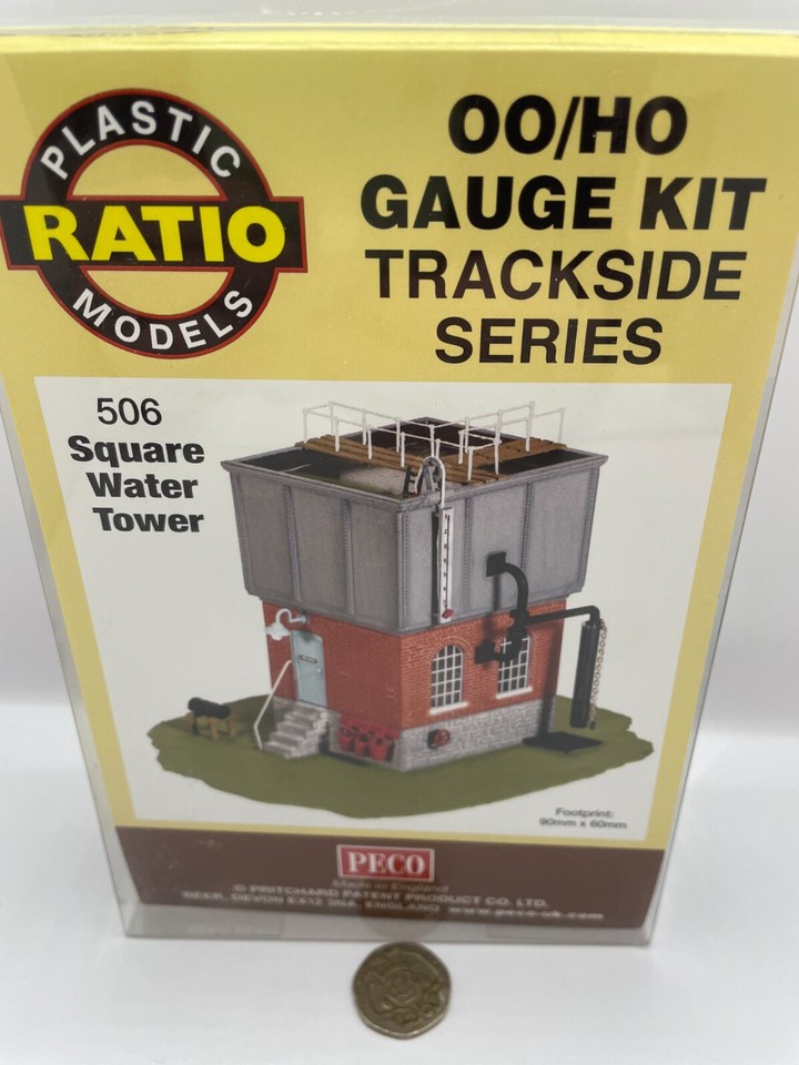 Ratio 506 Water Tower Model Railway OO Gauge 1:76 Scale Plastic Kit ...