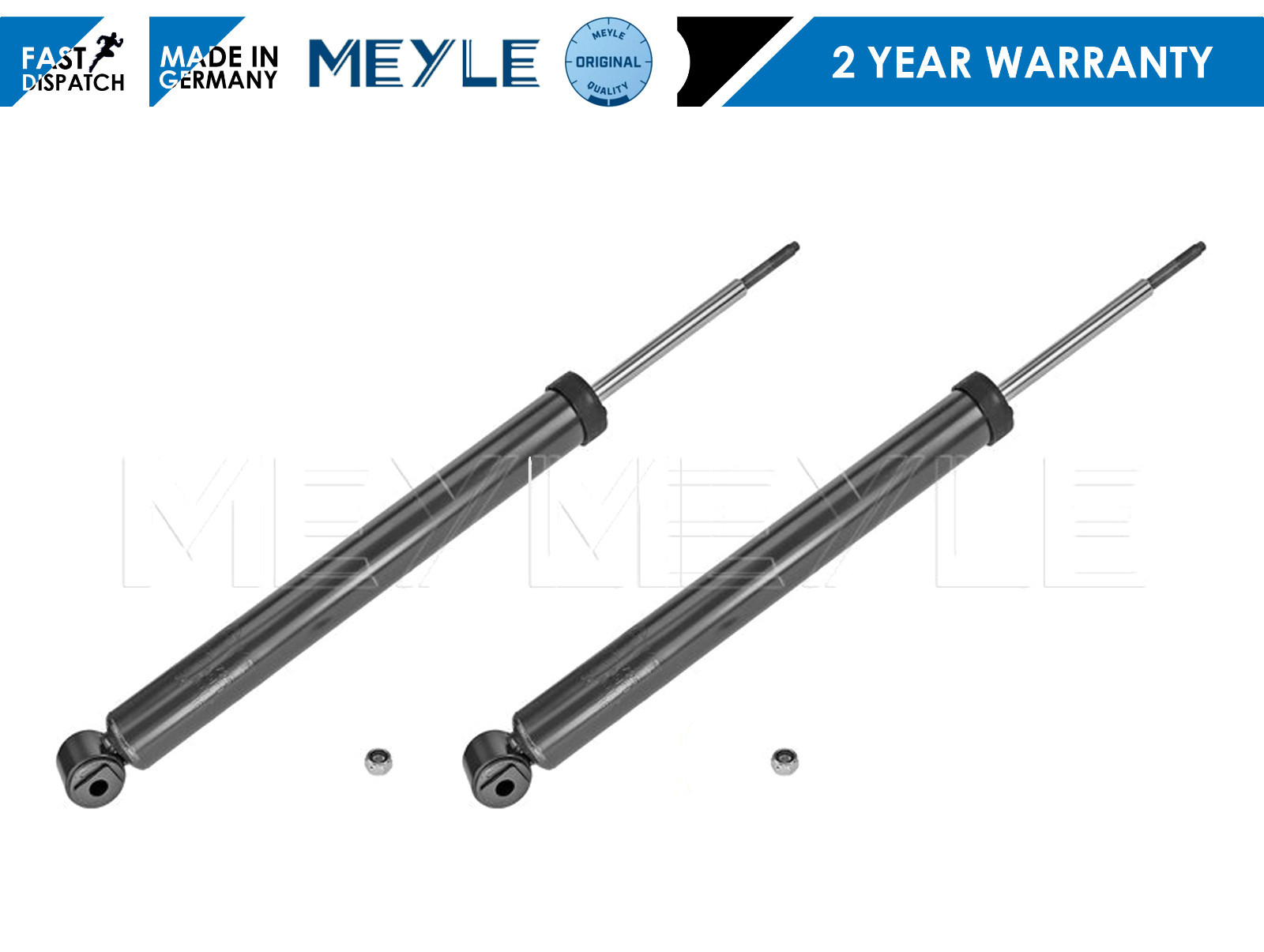 FOR BMW X3 E83 xDRIVE 2x REAR MEYLE GERMANY SHOCK ABSORBER SHOCKER ...