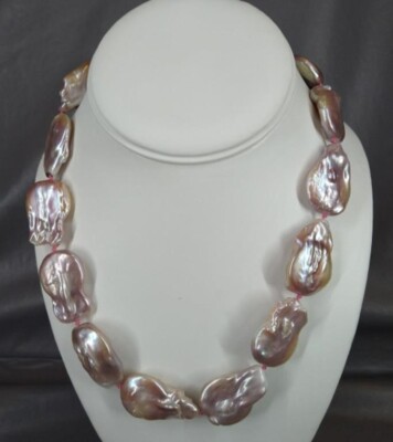 J Landa Fine Jewelry 19 Inch Pink Baroque Pearl Collar Necklace | eBay