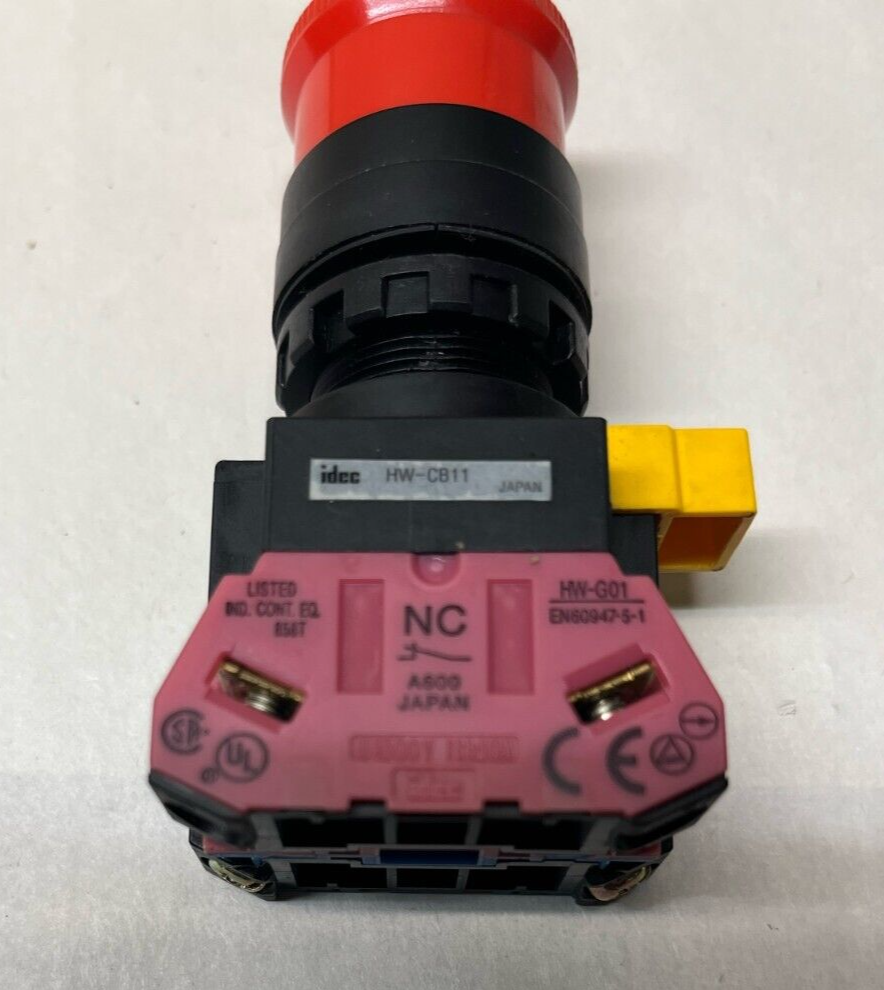 idec HW-CB11 Red Push/Twist Stop Button HW-G01 HW-G10 (DE) | eBay
