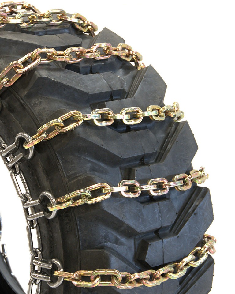 Titan Alloy Square Link Tire Chains 2-Link Spacing Off Road 11mm 20.5 ...