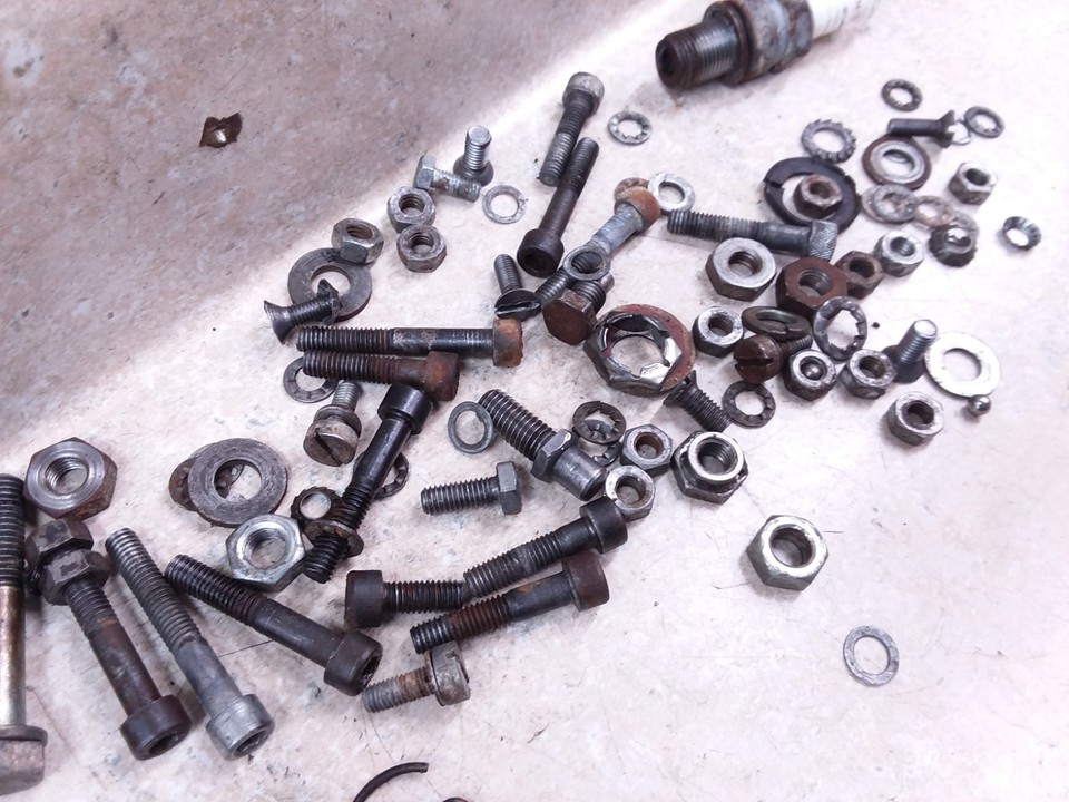 Bultaco 360 Pursang MK7 M-121 Engine Misc Case Bolts Hardware 1974 VTG ...