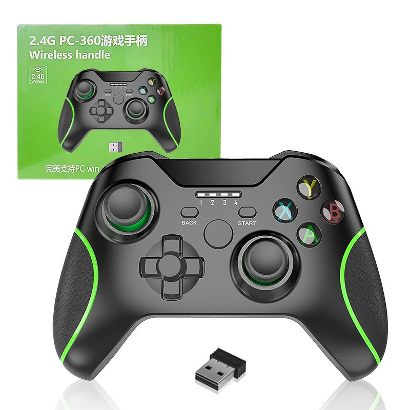 Wireless Gamepad for PC Xbox One 2.4G Vibration Controller Black Myth ...
