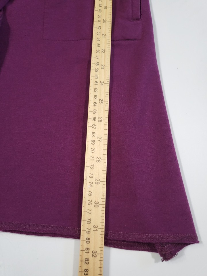 Zoe & Bella Womens Cardigan Sweater Size Medium Tunic Tie Up Front ...