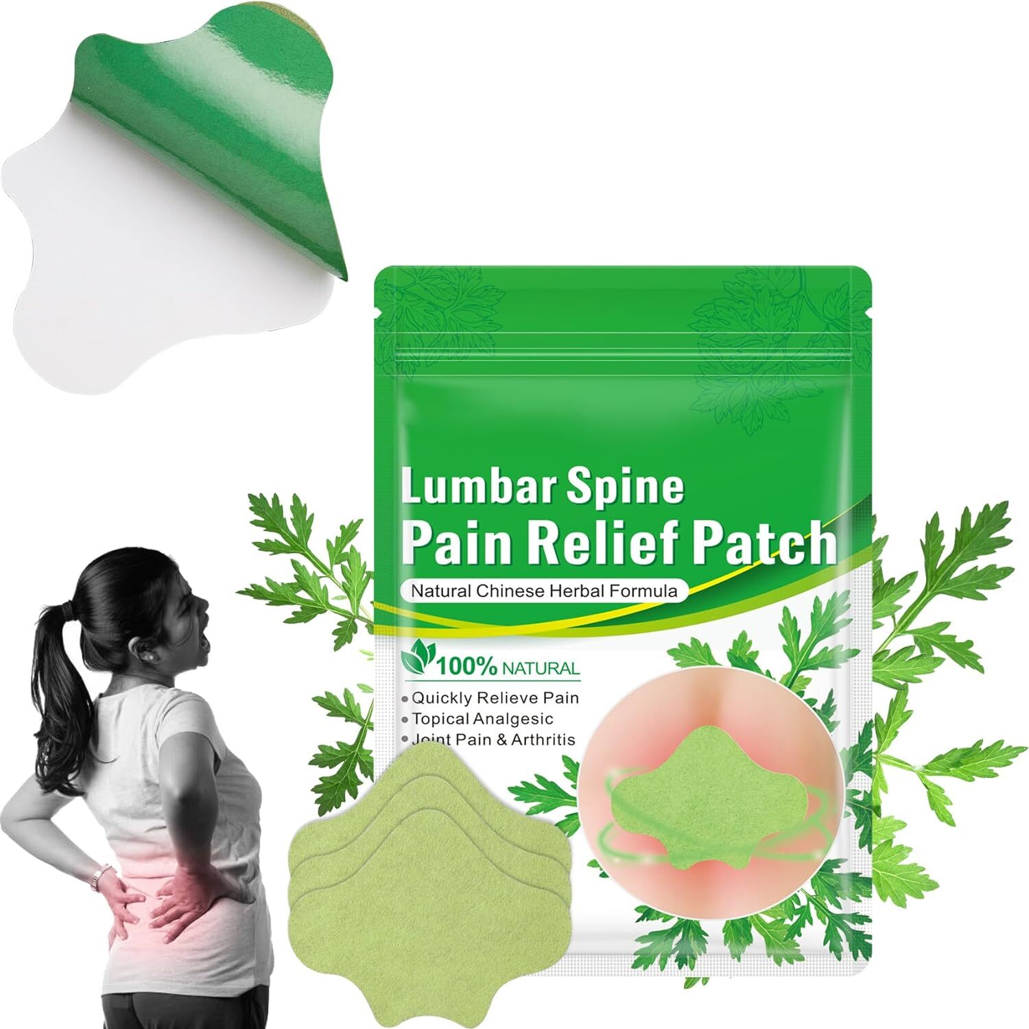 FlexiBack™️ - Natural Back Pain Patches - AFlorest