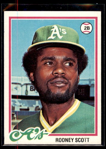 1978 Topps Rodney Scott RC #191 Oakland Athletics | eBay