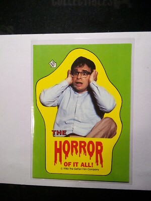 1986 Topps Little Shop of Horrors Stickers "The Horror Of It All!" #21 ...