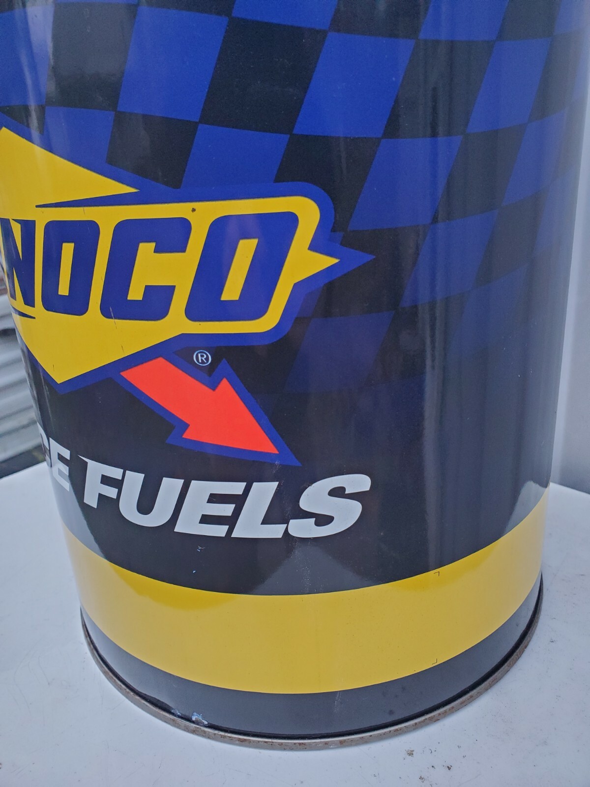 Sunoco 5 Gal Race Fuel Empty Gas Can Racing Mancave Bar Garage NOS | eBay