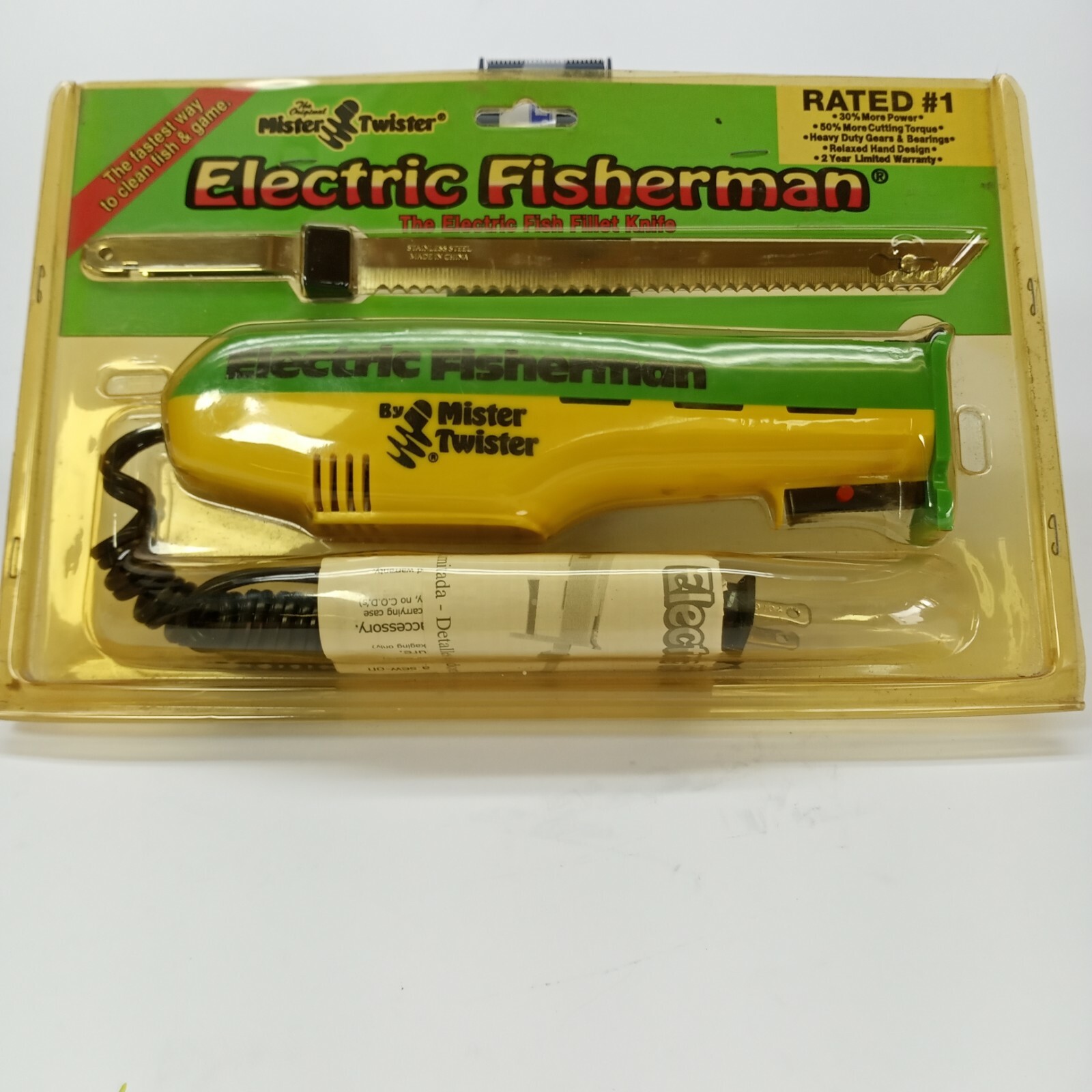 Mister Twister Electric Fisherman Fillet Knife | eBay