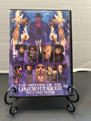 WWE TOMBSTONE THE HISTORY OF THE UNDERTAKER dvd wrestling 3 disc set ...