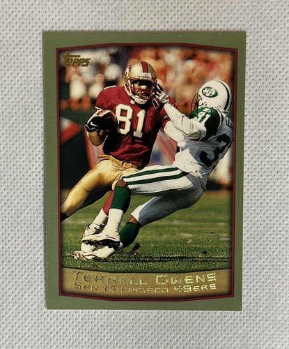 1999 Topps Terrell Owens #20 Football Card San Francisco 49ers HOF | eBay