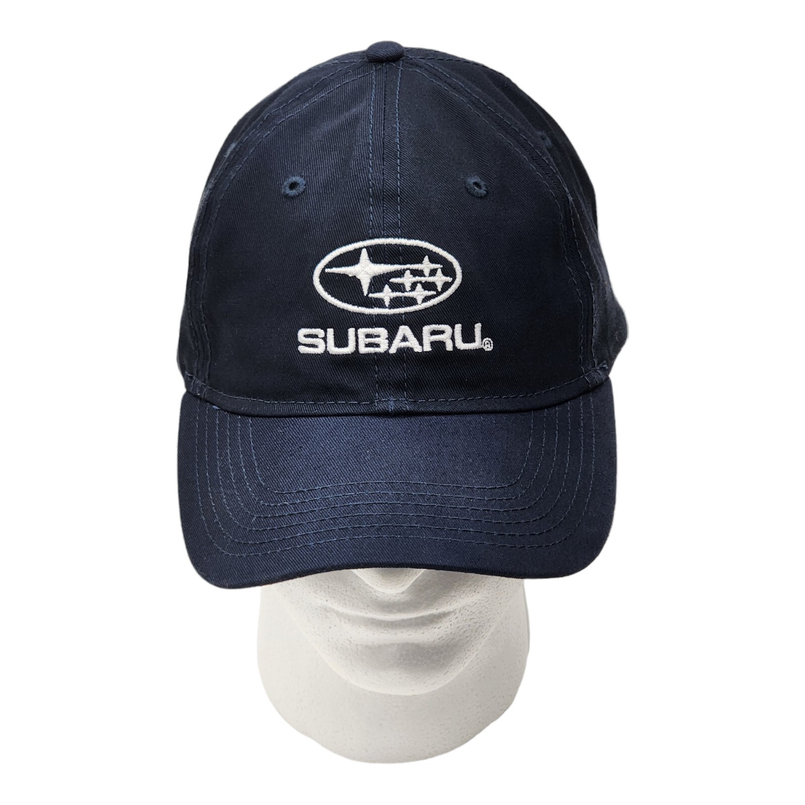 Subaru logo Ball Cap Hat Blue White Embroidered Deale… - Gem