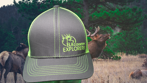 RMEF Elk Country Explorers Rocky mountain Hat Cap New Youth Hunting ...