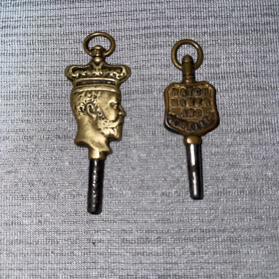 Rare Watch Key With Russian Tsar Nicholas ll or King George V heads ...