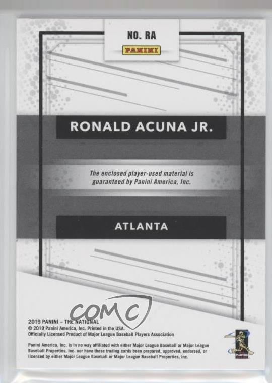 2019 Panini National Convention Materials Rapture /50 Ronald Acuna Jr # ...