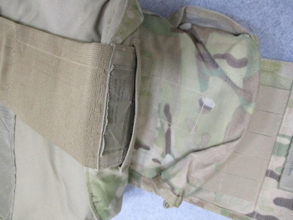 USED OCP MULTICAM PLATE CARRIER BODY ARMOR VEST MADE W/ KEVLAR INSERTS ...