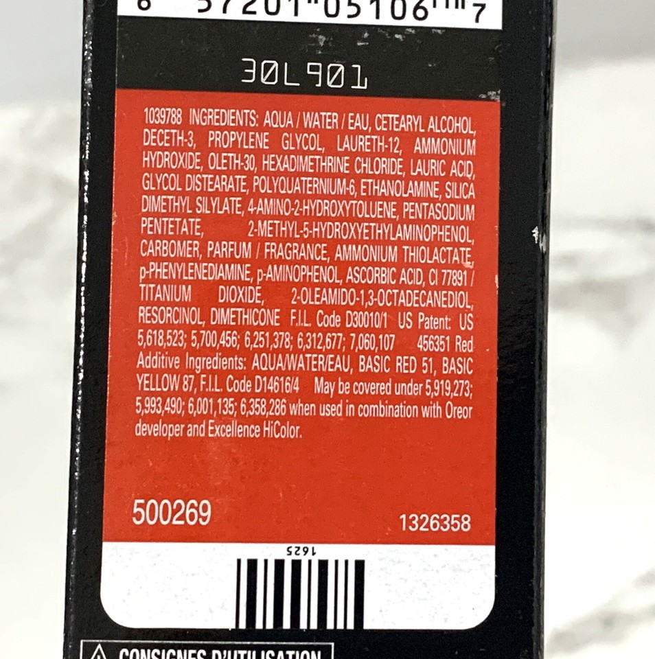 L'oreal Excellence Permanent Creme Hicolor H11 Intense Red, for dark ...