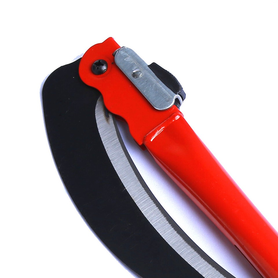 16" Foldable Scythe Sickle Steel Mowing Knife Grass Weed Cutter Yard ...