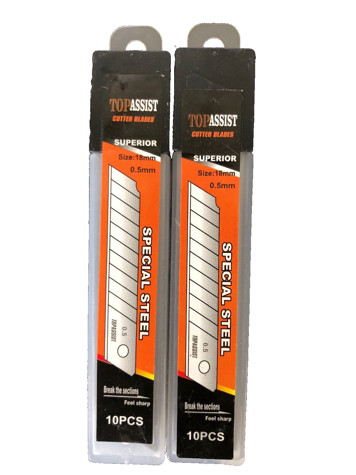 20pcs Snap Off Trimming Knife Blades 18mm Refills For Box Cutter Knife ...