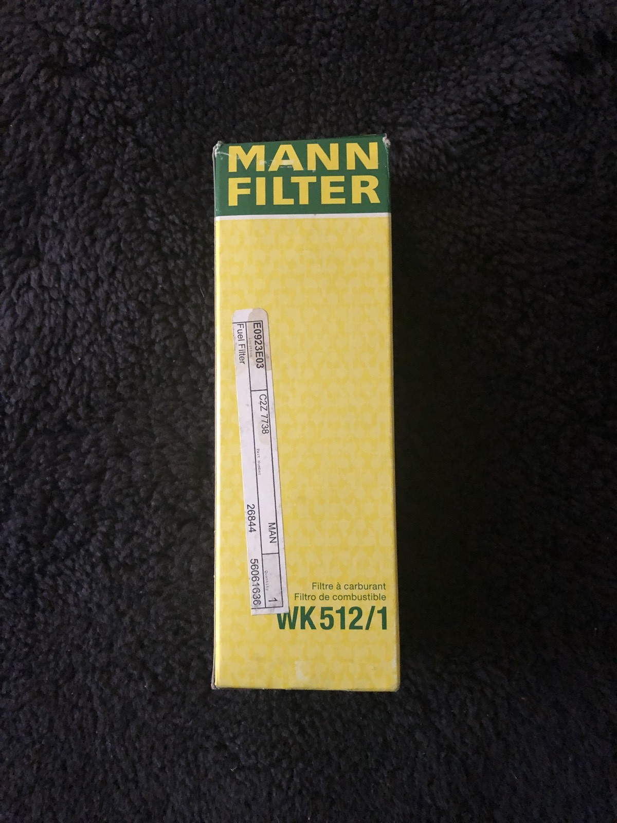 Jaguar S-Type 2000-08 XF 09-10 Fuel Filter MANN WK512/1 C2Z7738 NEW | eBay
