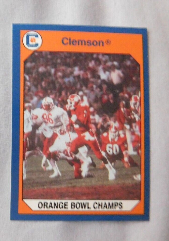 1990 Collegiate Collection Clemson Tigers Trading Card Pick one | eBay