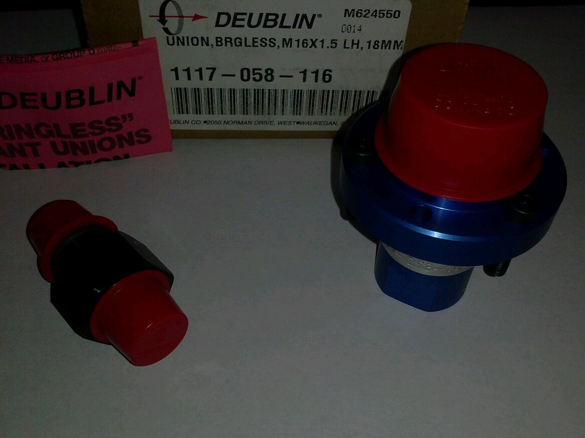 Deublin 1117-058-116 Bearingless Coolant Union M16x1.5 LH 18mm for sale ...