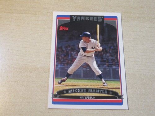 2006 TOPPS MICKEY MANTLE #7 HIGH GRADE NEW YORK YANKEES HOF THE MICK ...