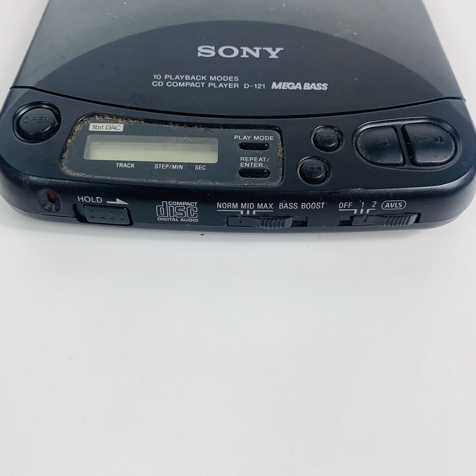 Sony Discman CD Player Model D-121 Tested Works | eBay