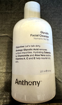 Anthony Skin Glycolic Facial Cleanser for Normal to Oily Skin 8 fl oz ...