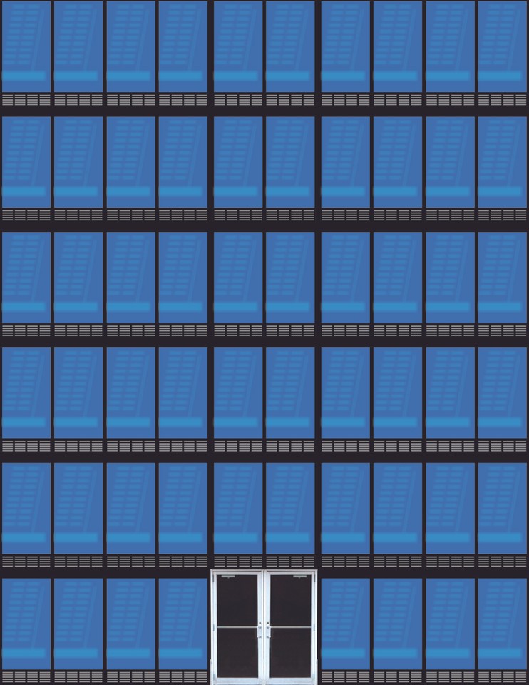 Background High-Rise Flat Front City Buildings for O Scale Model Train ...
