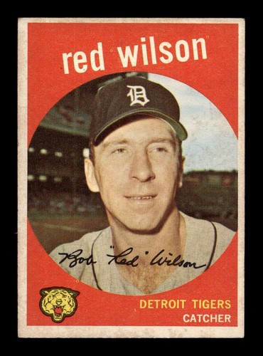 1959 Topps #24 Red Wilson Tigers EX *u9 | eBay