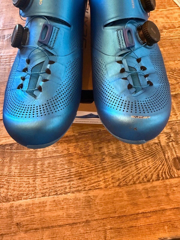 SHIMANO SH-RC903 S-PHYRE CYCLING ROAD SHOE RC9 BLUE || Size 43 EUR / 9 ...