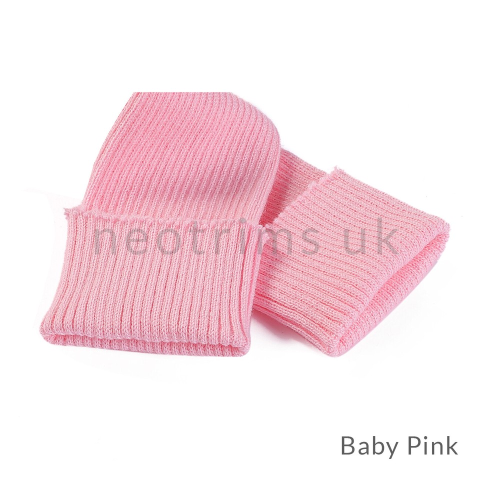 Rib Knit Cuffs Pair,Tubular Ribbing Seamless Cuffing Fabric ReVamp ...
