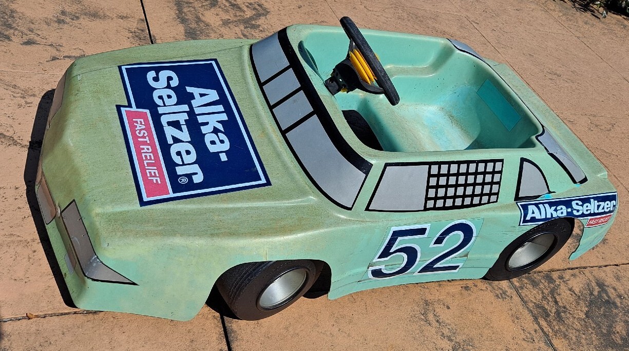 1991 Kid Ride on Electric Car, Alka Seltzer 52 Jimmy Means,Nascar ...