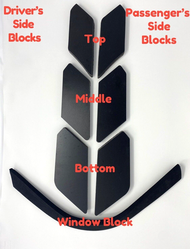 Corvette C8 Dry Vent Blocks ( keep your engine dry while washing ) USA ...