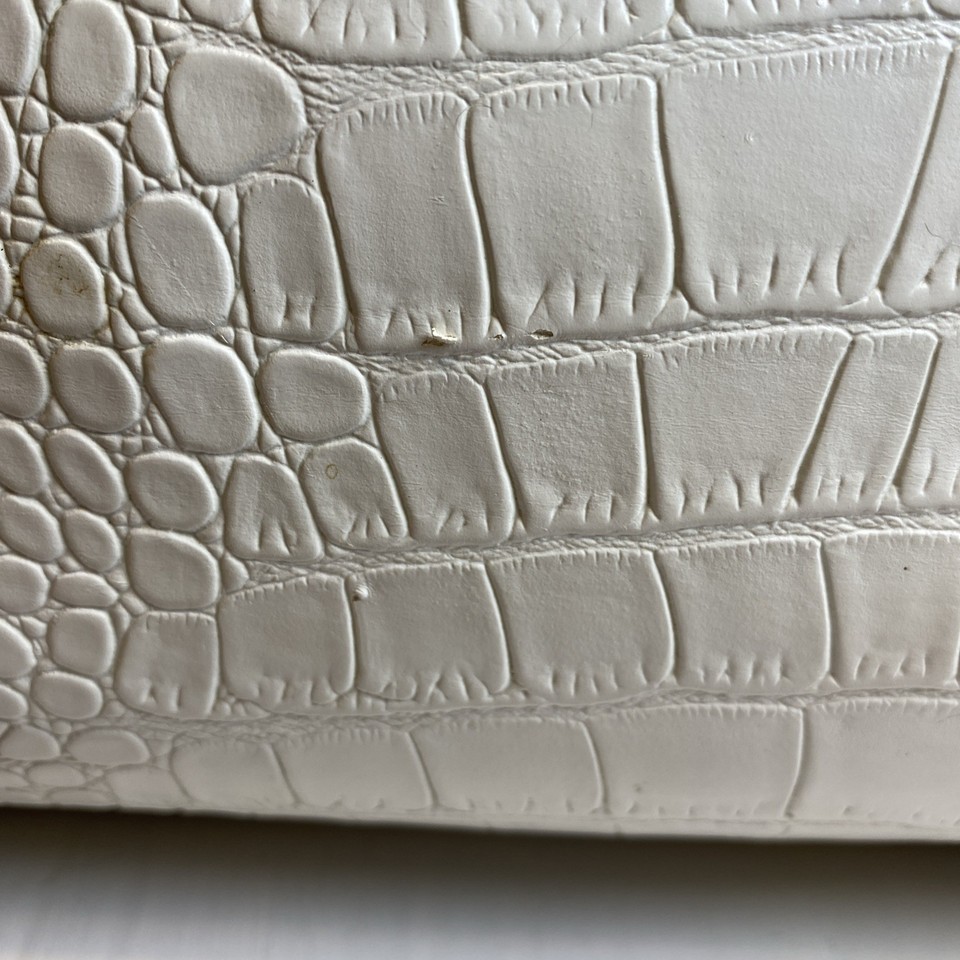 Guess White Crocodile Bag Tote | eBay