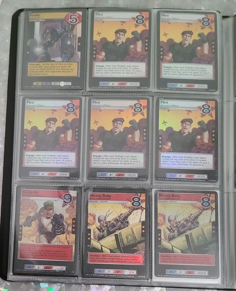 WoTC 2004 GI Joe TCG * Choose Your Card * Rare * Foil * Misprint | eBay