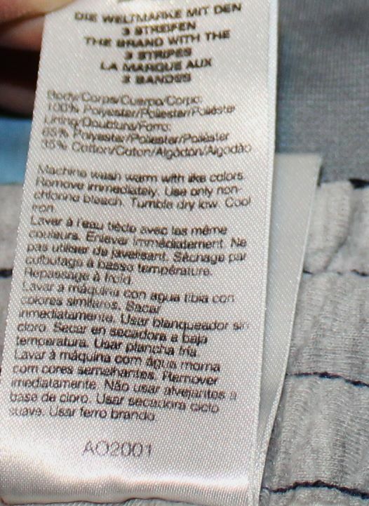 Adidas Navy Blue lined 41" TRACK Pants Men's sz M Act 29W-34W 29L Ankle ...