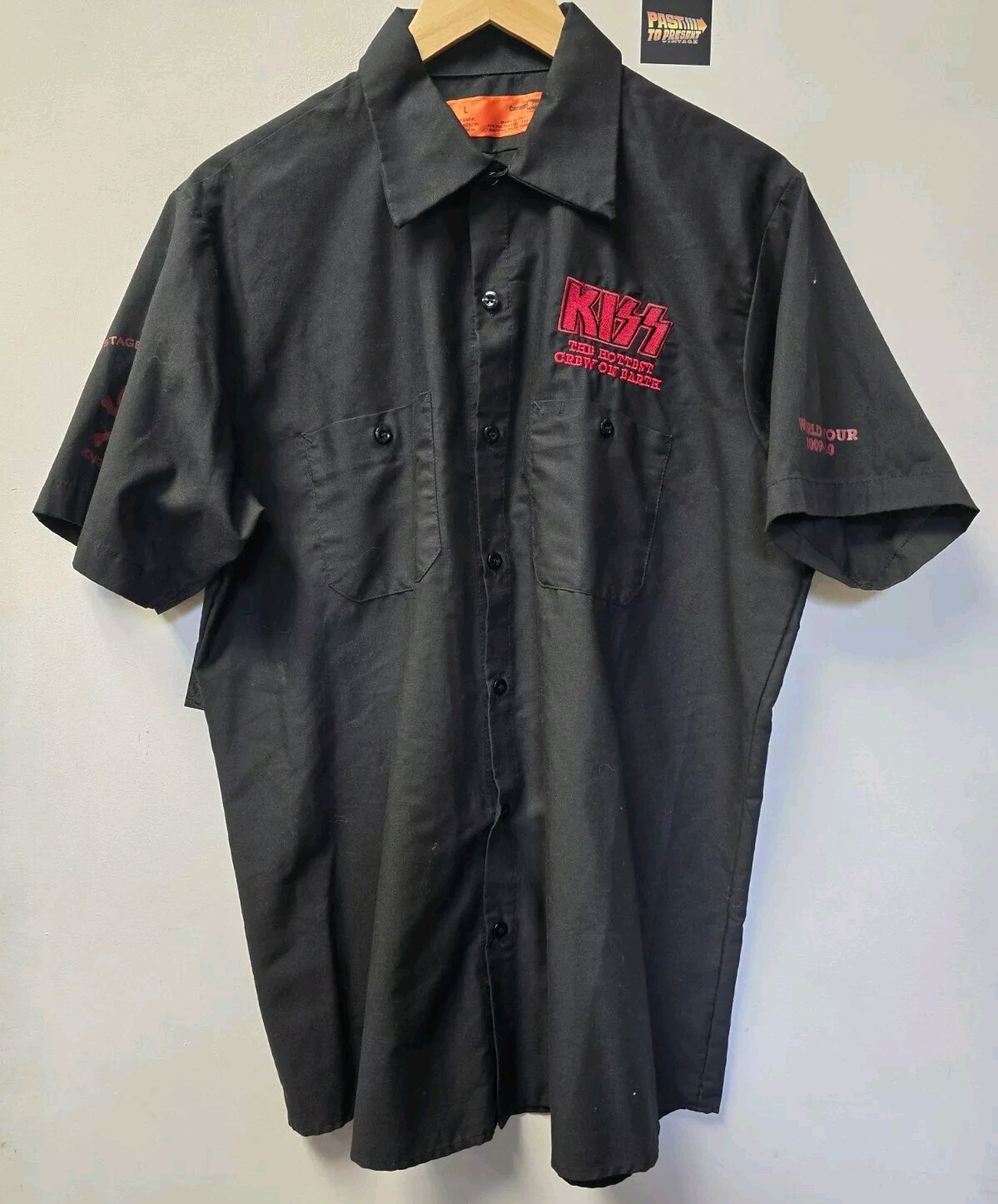 2000s Kiss Stage & Effects Engineering Crew Work Shir… - Gem