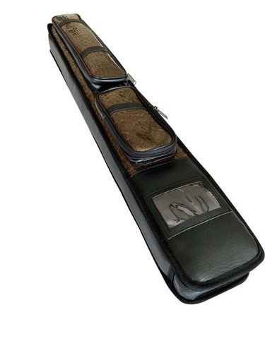 Black Friday Champion Leatherette Pool cue Cases 2x4 Holds 2 Butts and ...
