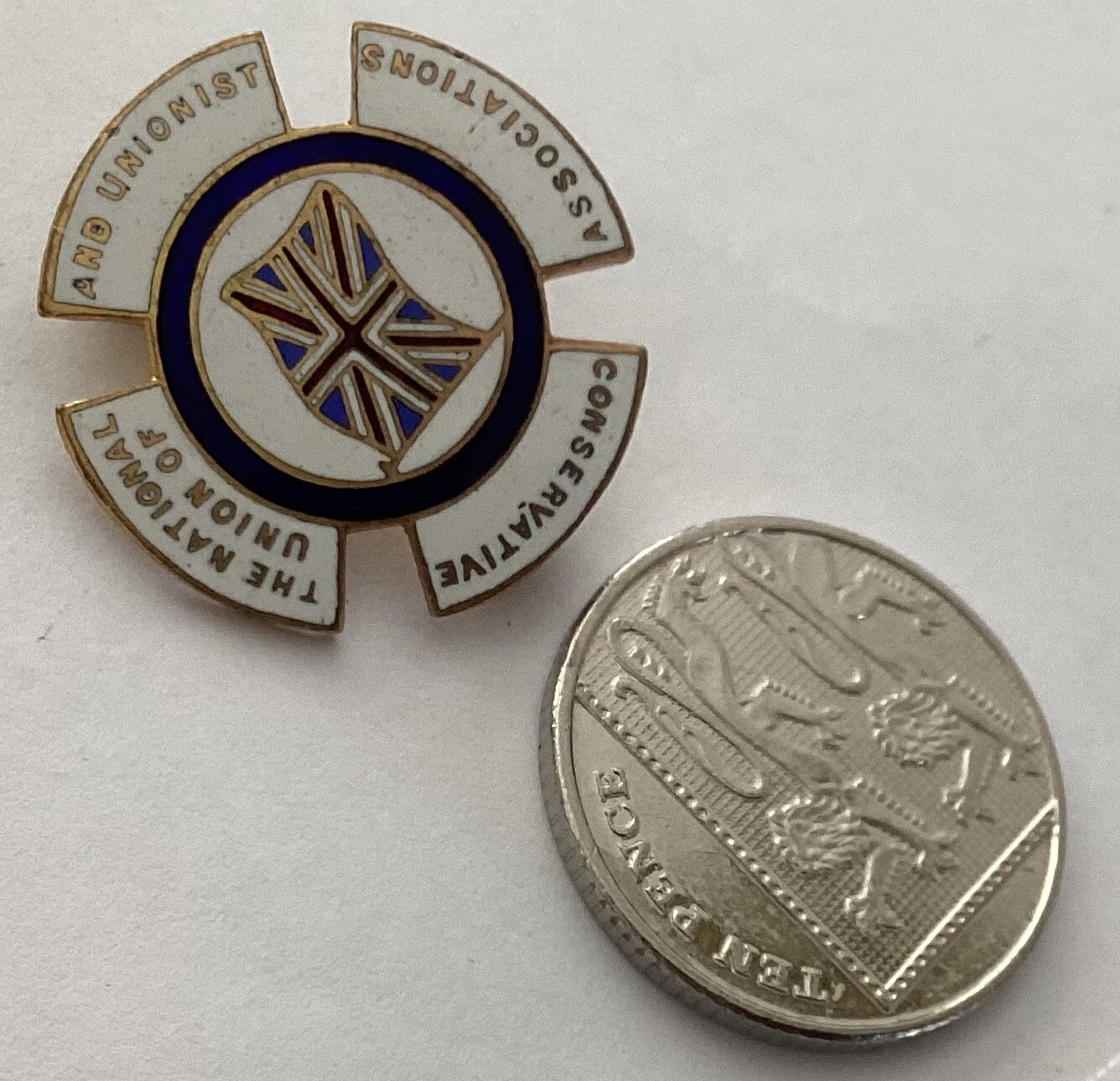 National Union of Conservative & Unionist Association,Enamel Pin Badge ...