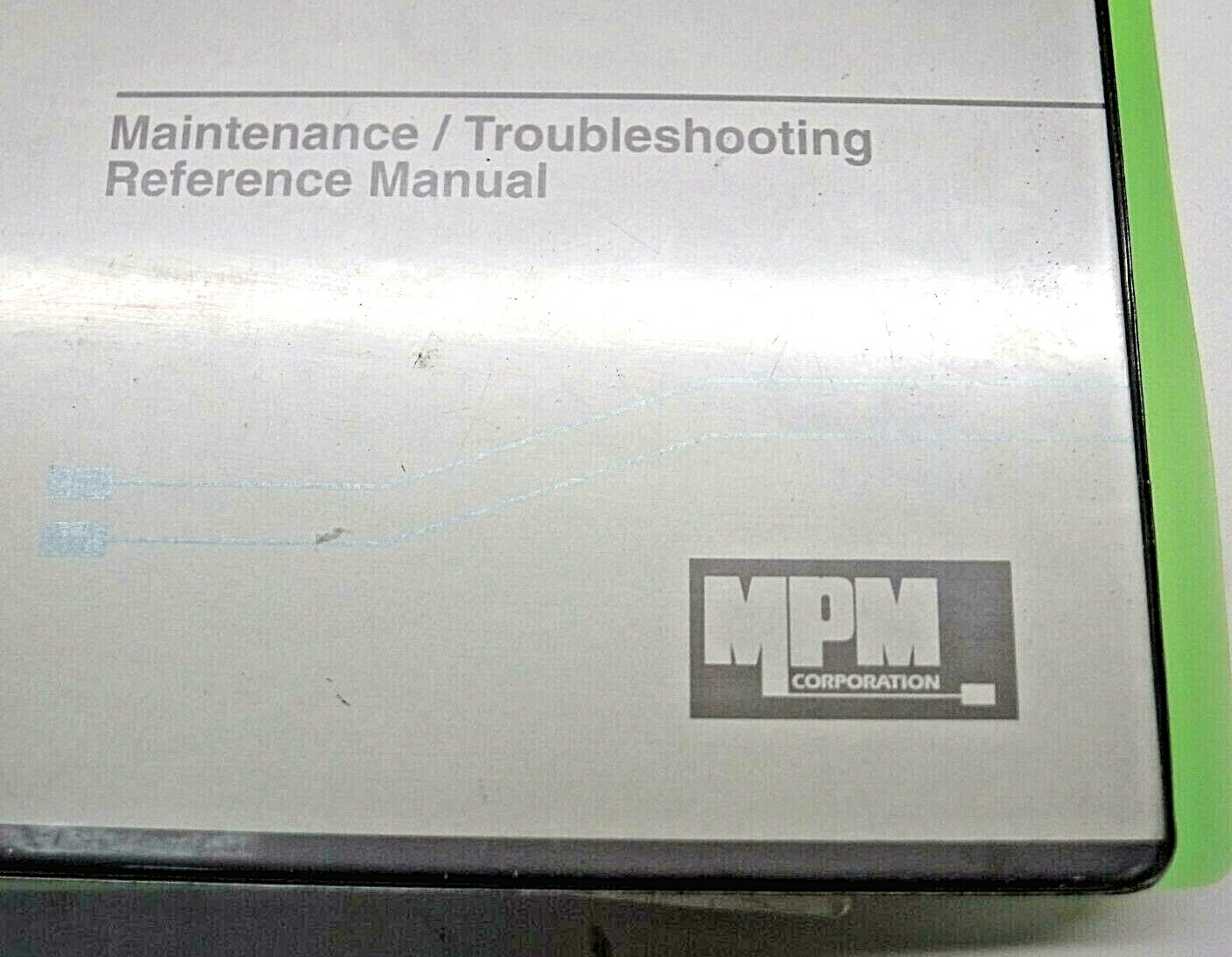 MPM Corp TD-0216 SPM Maintenance/ Troubleshooting Reference Manual ...