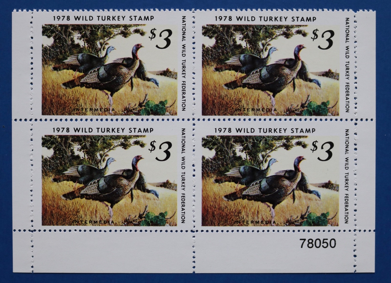 U.S. (NWTF03) 1978 National Wild Turkey Federation Wild Turkey Stamp ...