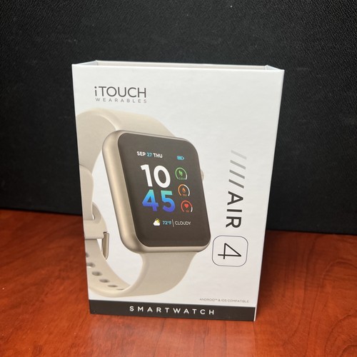 iTouch Air 4 Smartwatch Fitness Heart Rate, Custom Face,Bluetooth (6610 ...