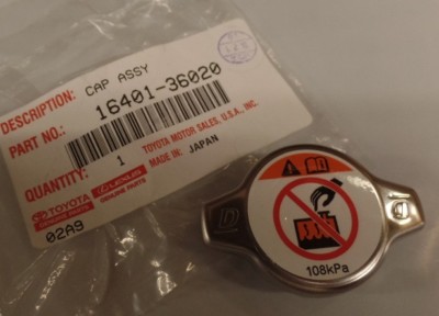 OEM Toyota (16401-31520) Radiator Cap Sub-Assembly NEW NUMBER 16401 ...