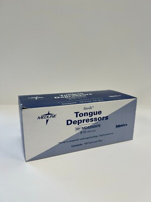 Medline Tongue Depressors MDS202075 100/Box | eBay